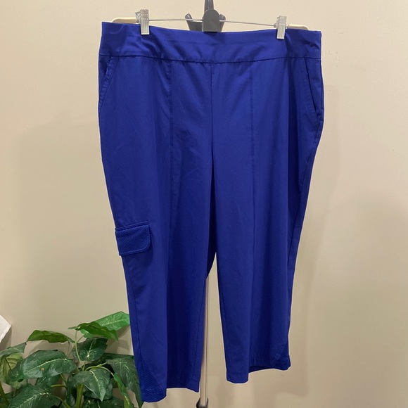 Chico's | Pants & Jumpsuits | Weekends By Chicos Royal Blue Capri Pants ...